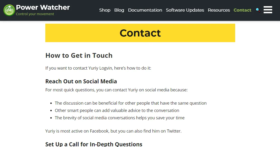 Contact PW Team | Power Watcher